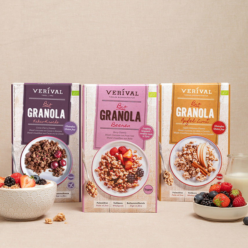 Buy granola - extra crunchy organic muesli from Verival